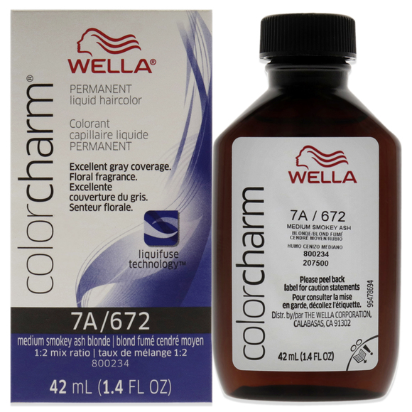 Wella | Hair | Color Charm Permanent Hair Color 672 7a Med Smoky Ash ...
